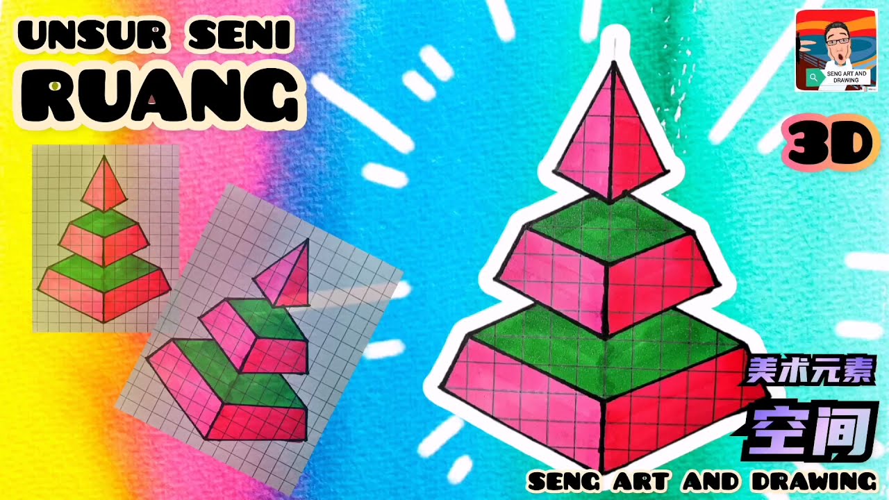 BAHASA SENI VISUAL : UNSUR SENI : RUANG (3D) (9) 🌟 美术元素：空间 ：3D (9) 🌟 ...