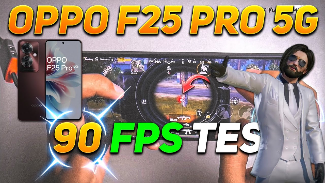 OPPO F25 PRO 5G BGMI/PUBG 90 FPS TEST | DM 7050 PROCESSOR 😭🙏 - YouTube