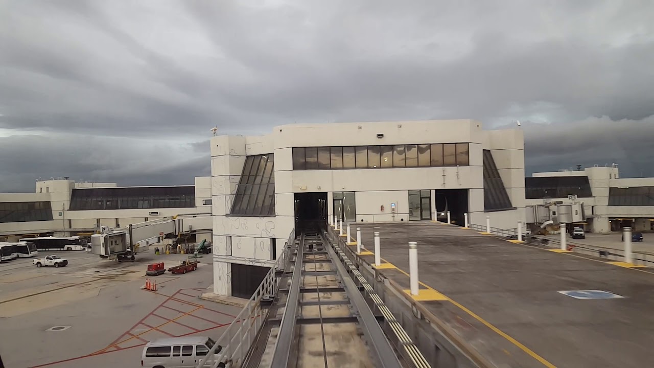Miami Airport Train (E-Train Round Trip) - YouTube
