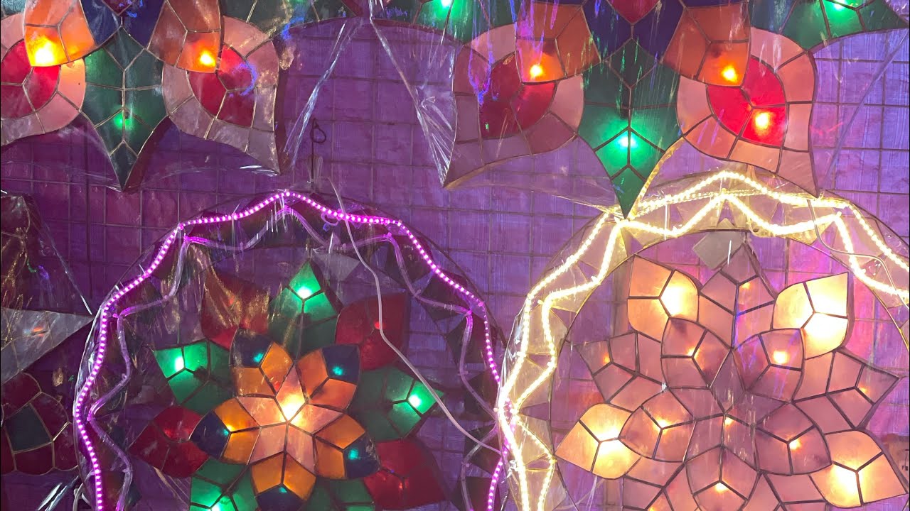 Capiz parol sa pampanga #kumukutikutitap🙌🥳 - YouTube