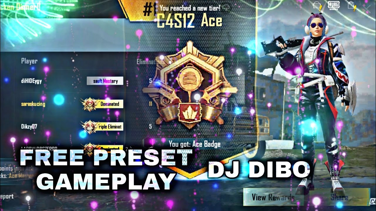 PRESET GAMEPLAY | (DJ DIBO) | MLBB | PUBG - YouTube