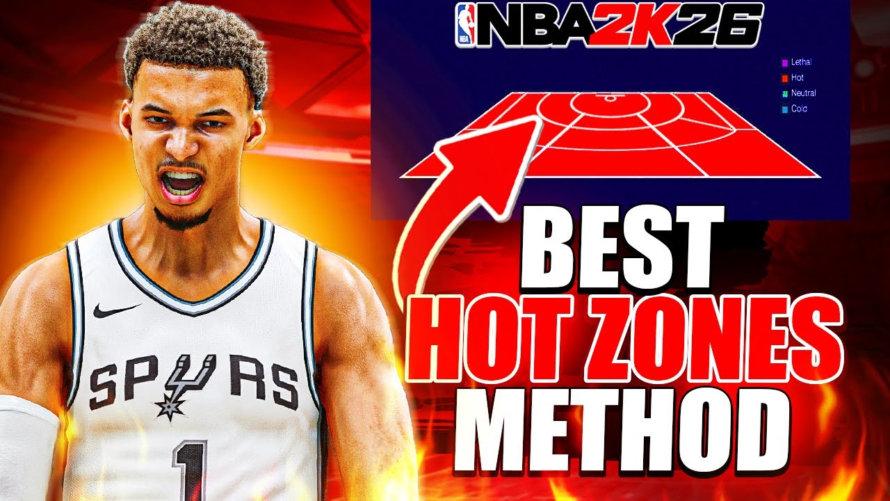 NBA 2K26 FASTEST WAY TO GET YOUR HOT ZONES / LETHAL!!!!! {never miss ...