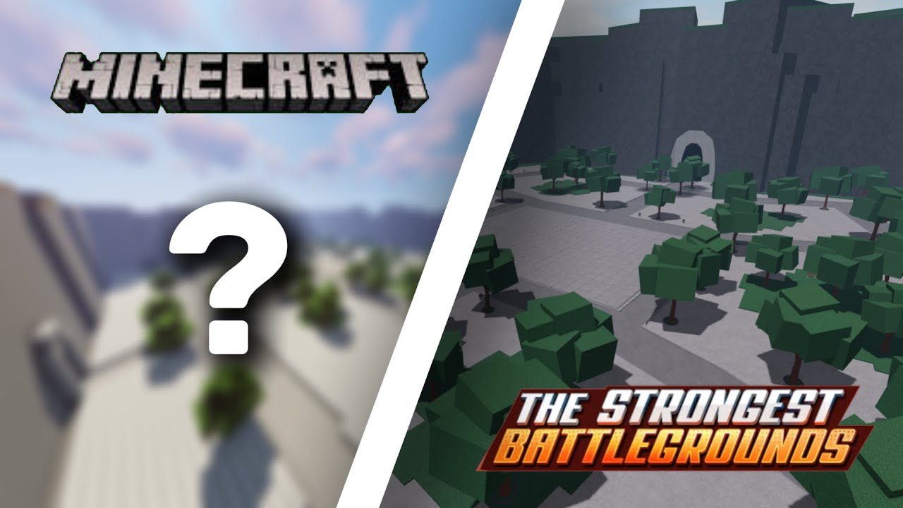 I BUILT MAP OF TSB IN MINECRAFT - YouTube