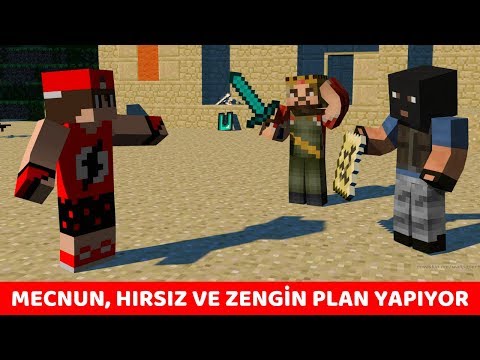 ZENGİN VS FAKİR #241 - Mecnun, Hırsız ve Zengin Plan Yapıyor (Minecraft)