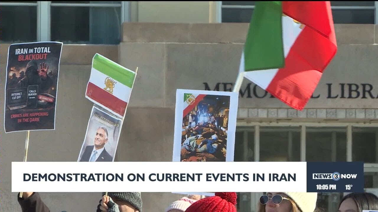 Demonstration on current events in Iran - YouTube
