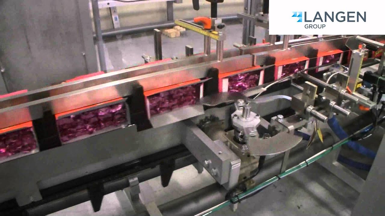 Mpac Langen's C-1000i Intermittent Motion Cartoner for Flow Wrapped ...