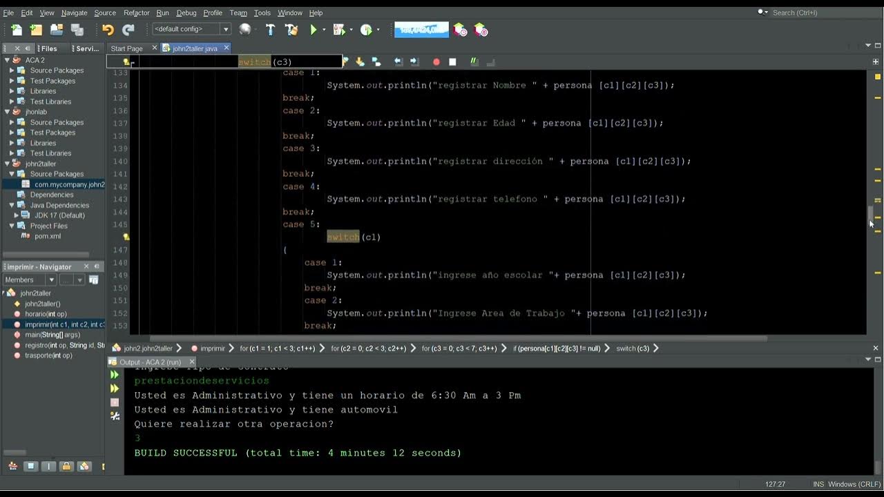 ACA 2 Apache NetBeans IDE 12 5 2022 03 16 10 24 05 - YouTube