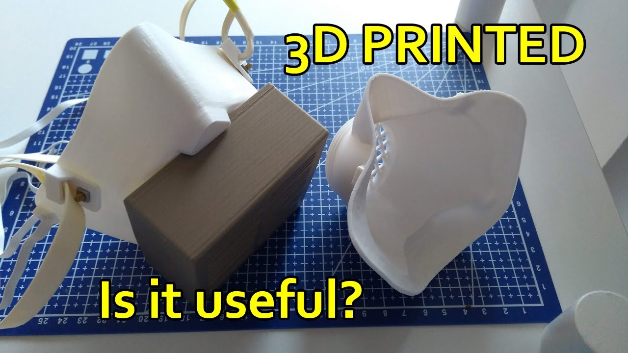 About FDM 3D printed face masks for air filtration - YouTube