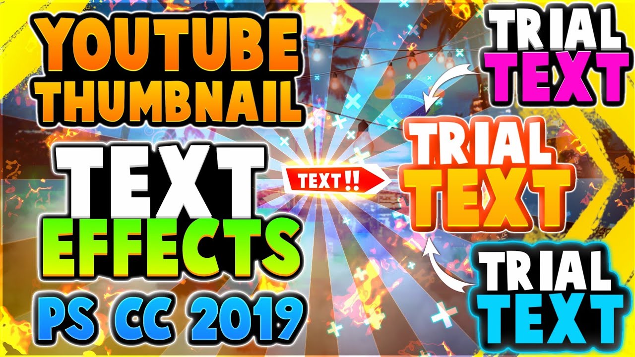 HOW TO BEST TEXT EFFECTS FOR YOUTUBE THUMBNAIL ( FREE PSD ) IN MOBILE 📲 ...