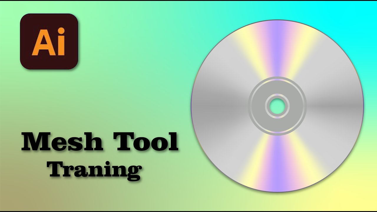 How to make a CD vector in illustrator Step by Step Guide || MNH ...