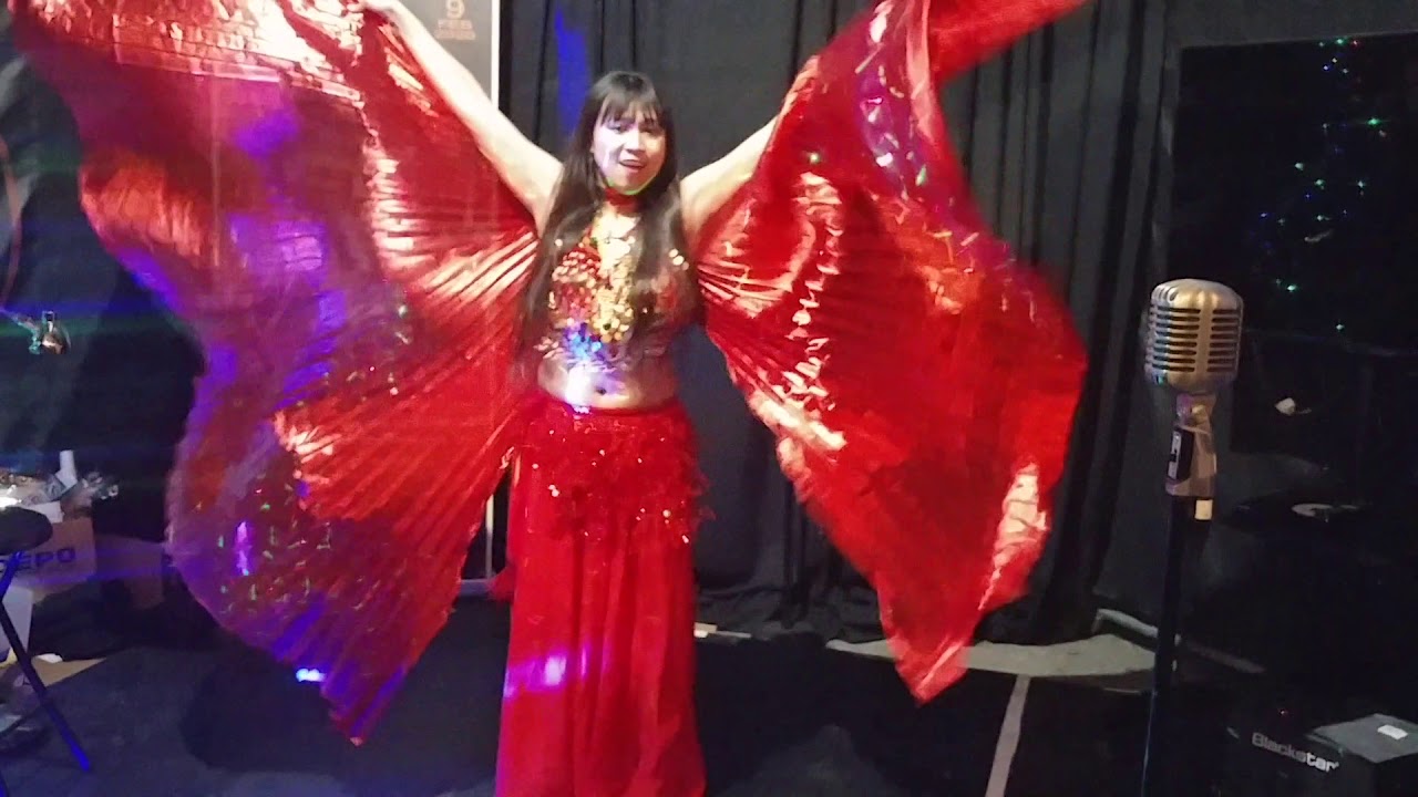 Lady Lallaine's Reed Wing Dance 2019 Merry Christmas - YouTube