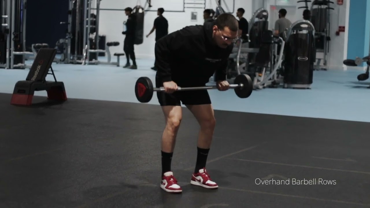 Barbell Row Gif