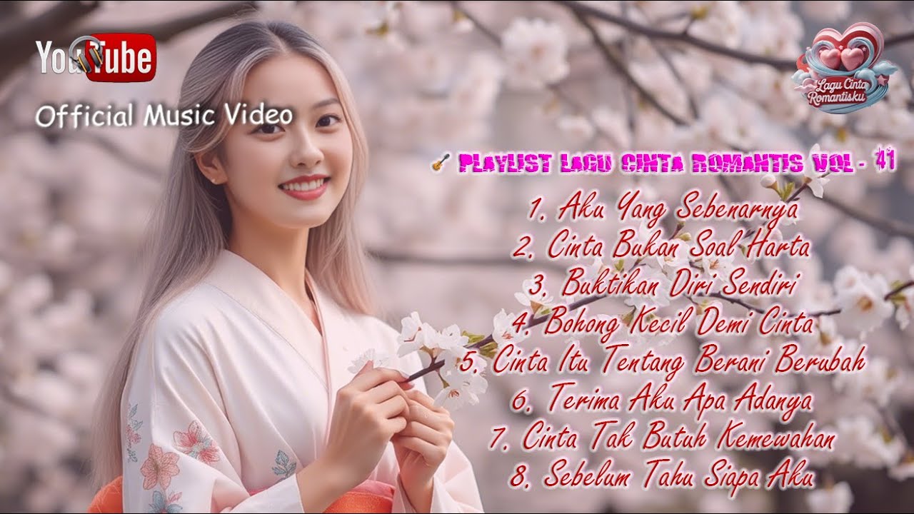🎸 Playlist Lagu Cinta Romantis Vol 41 Cinta Apa Adanya 💘🎶 - YouTube