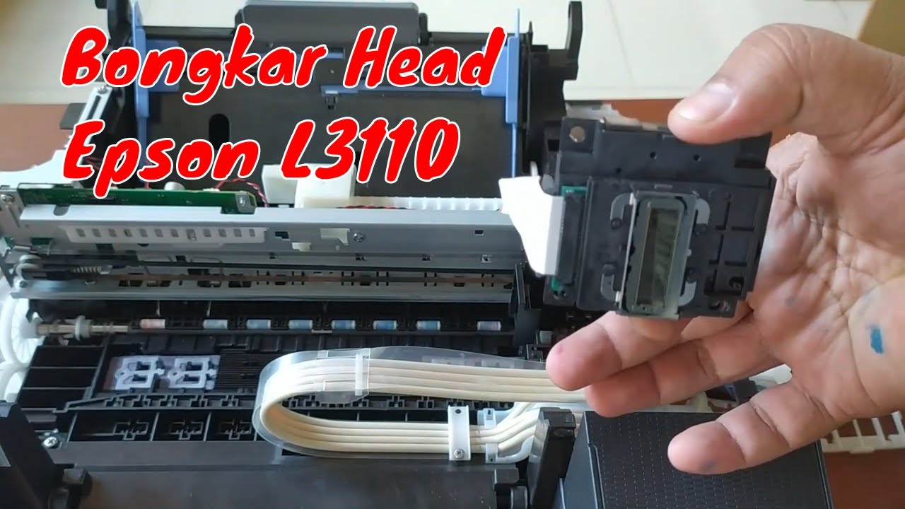 Mengganti Head Epson L3110 - YouTube