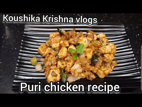Puri chicken recipe @ starters/very tasty & Delicious,u should try this ...