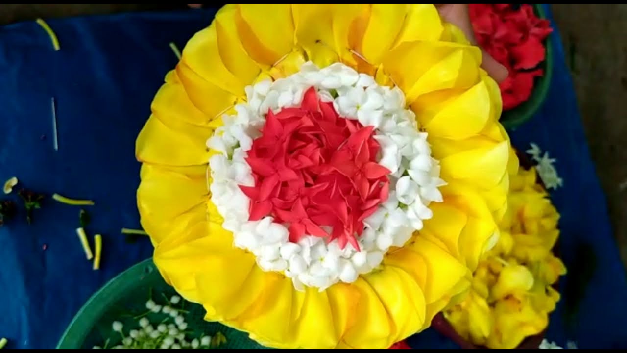 How to make traditional Garland....( Part 1) - YouTube