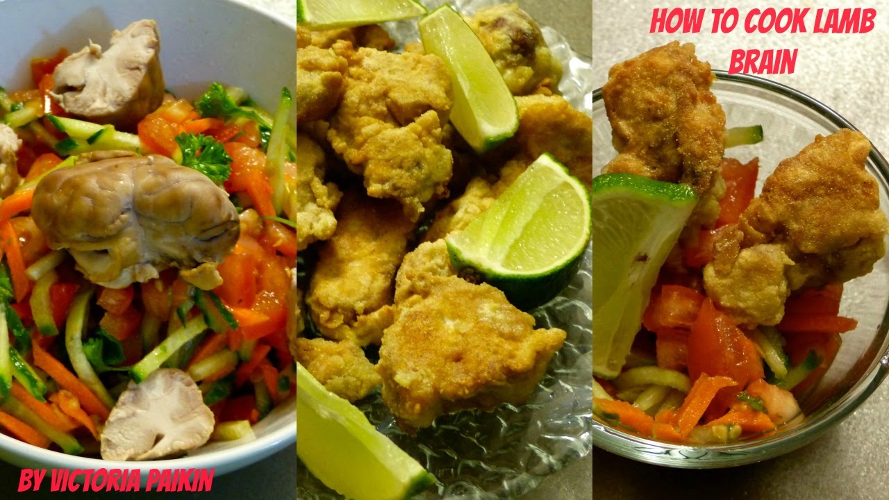 Bizarre Food Or How To Cook Lamb Brain | By Victoria Paikin - YouTube