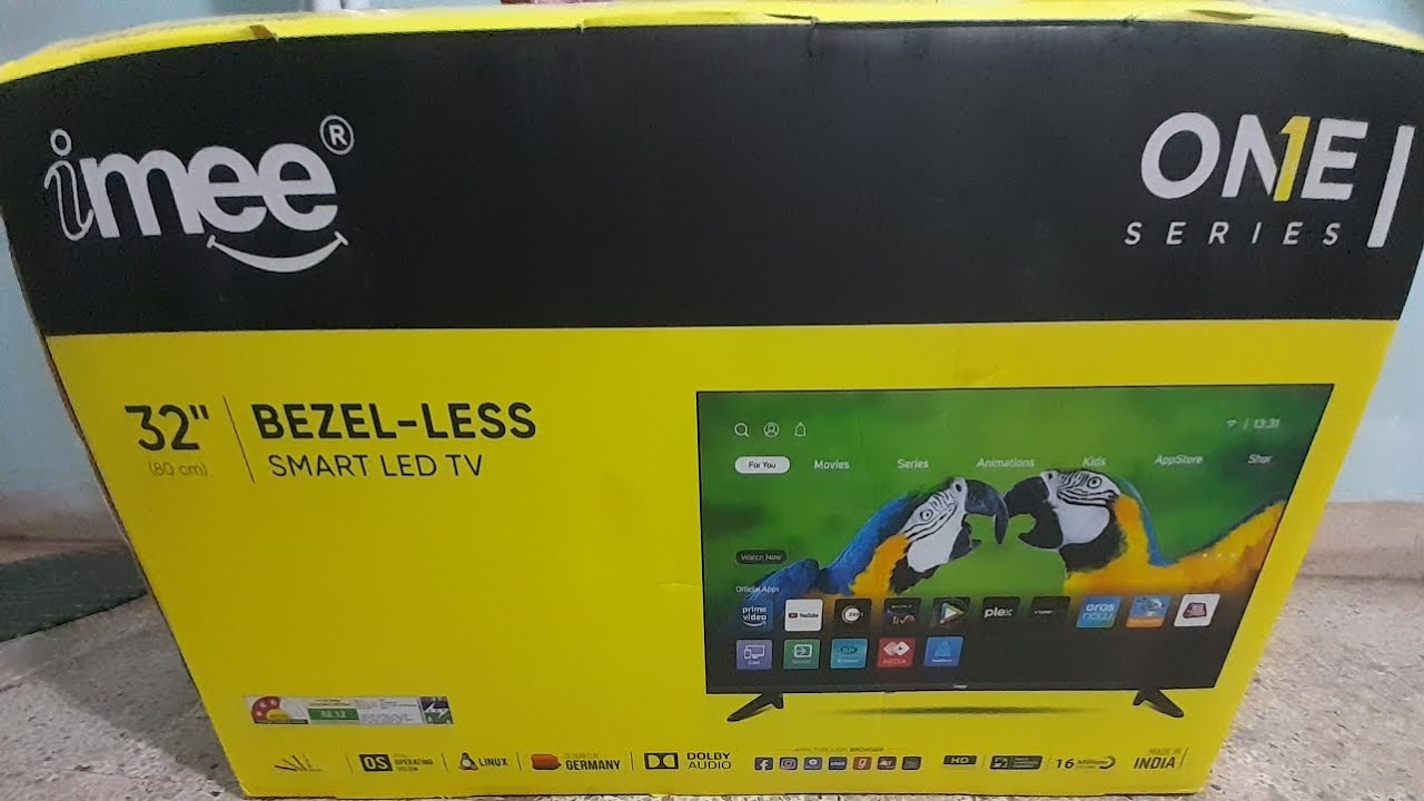 Unboxing new smart imee T.V. - YouTube