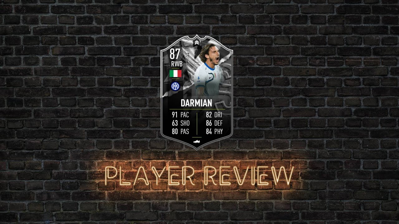 87 MATTEO DARMIAN SHOWDOWN PLAYER REVIEW - YouTube