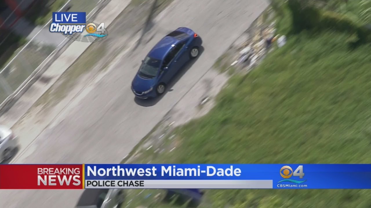 Special Report: Police Chase Ends In NW Miami-Dade - YouTube
