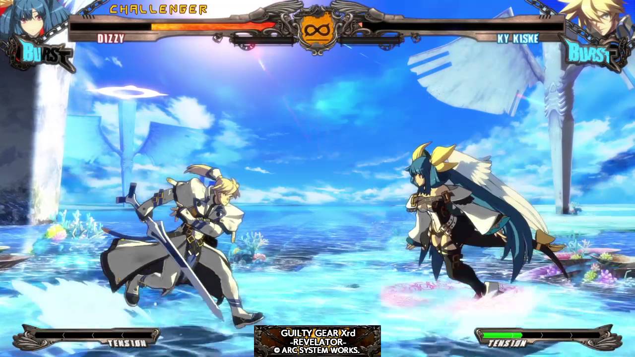 Guilty Gear Xrd -Revelator- Dizzy vs. Ky -Maniac Mode- - YouTube
