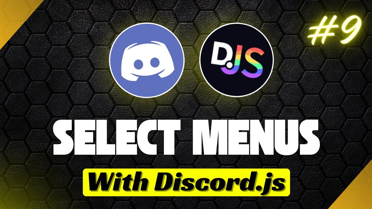 Discord.js Select Menus Tutorial - YouTube