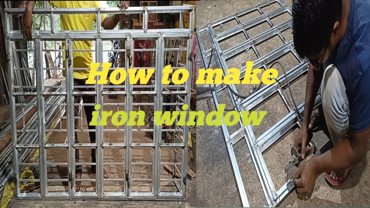 How to make iron window.? - YouTube