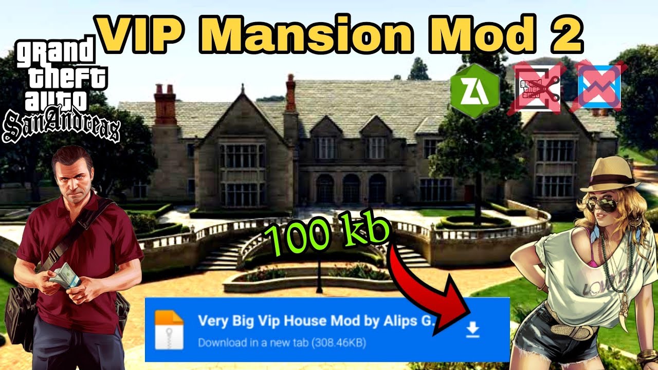 Big Vip House Mod for Gta SA Android | Vip Mansion Mod 2 l Alips Gamerz ...