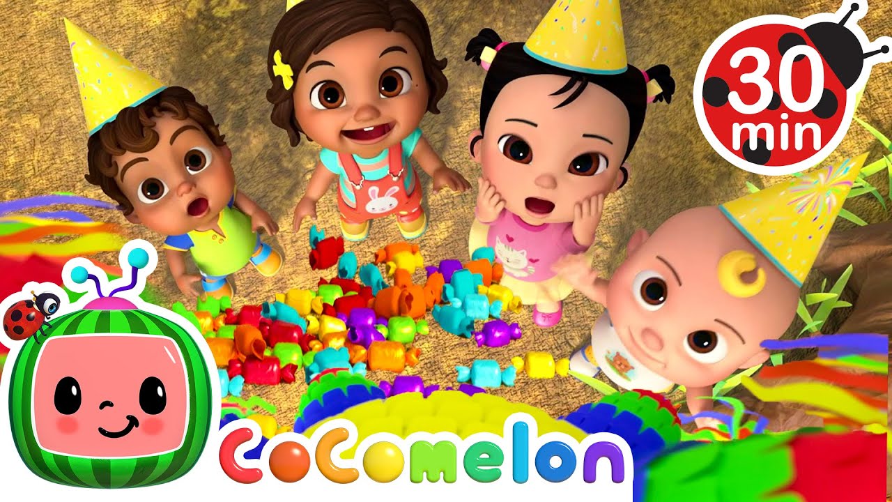 Piñata Birthday Song - Dale Dale 🪅🍬 | CoComelon - Nina Time | Nursery ...