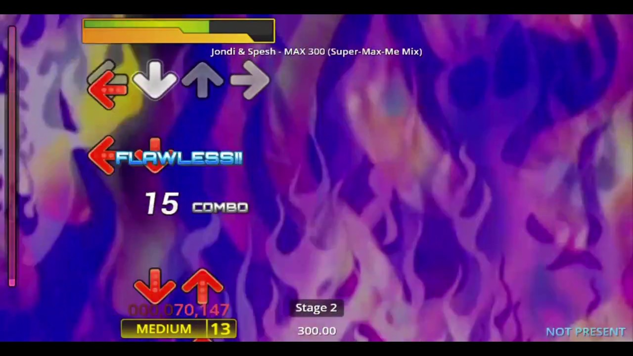 DDR - Max 300 (Super max me mix) Difficult Single Player - YouTube