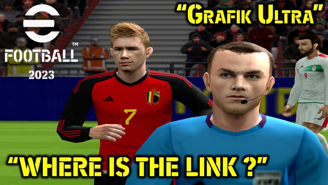 BELGIUM vs IRAN - EFOOTBALL PES 2023 PS2 UPDATE WORLD CUP QATAR - YouTube