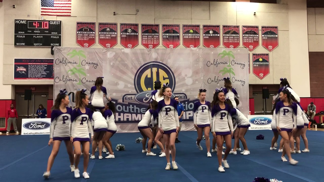 Portola Competition Team - CIF Cheer Championship - YouTube
