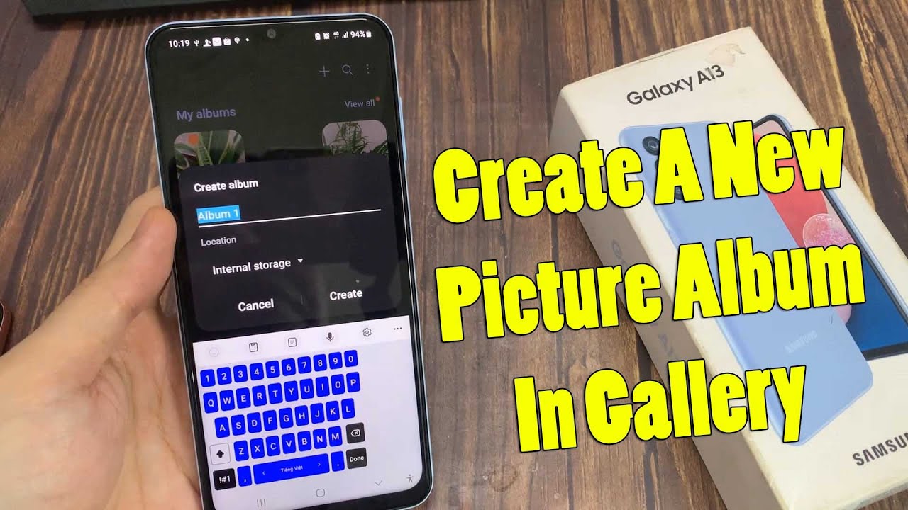 Samsung Galaxy A13: How to Create A New Picture Album In Gallery - YouTube