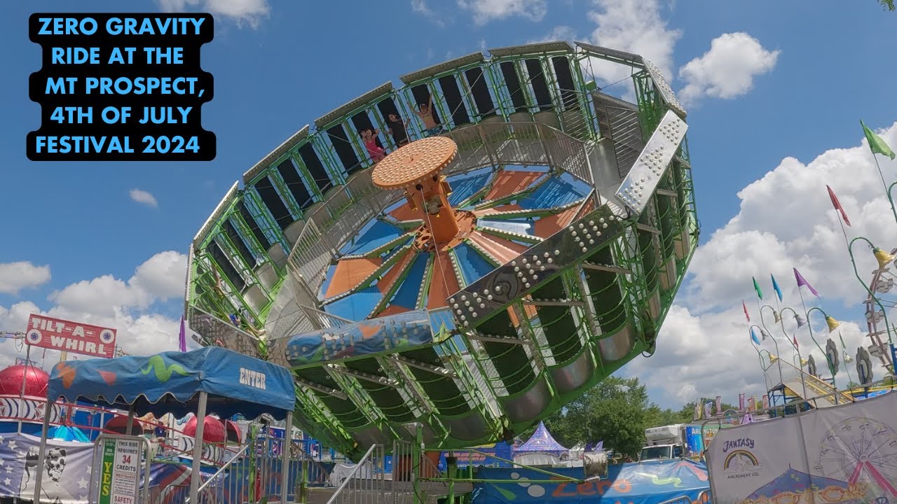 Zero Gravity Ride At The Mt Prospect, 4th Of July Festival 2024 - YouTube