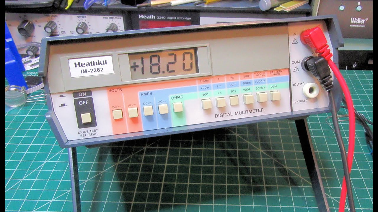 Heathkit IM-2262 Digital Multimeter (DMM): History, Restoration ...