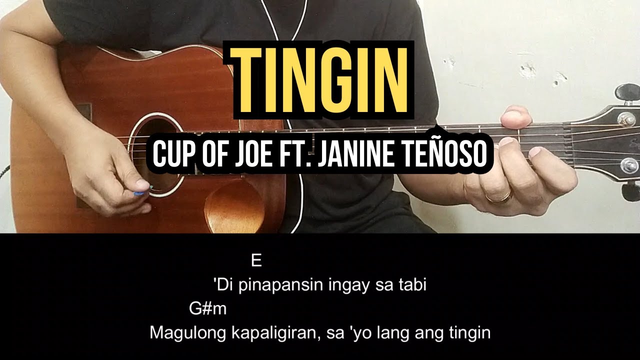 Tingin - Cup Of Joe ft. Janine Teñoso | Guitar Tutorial - YouTube