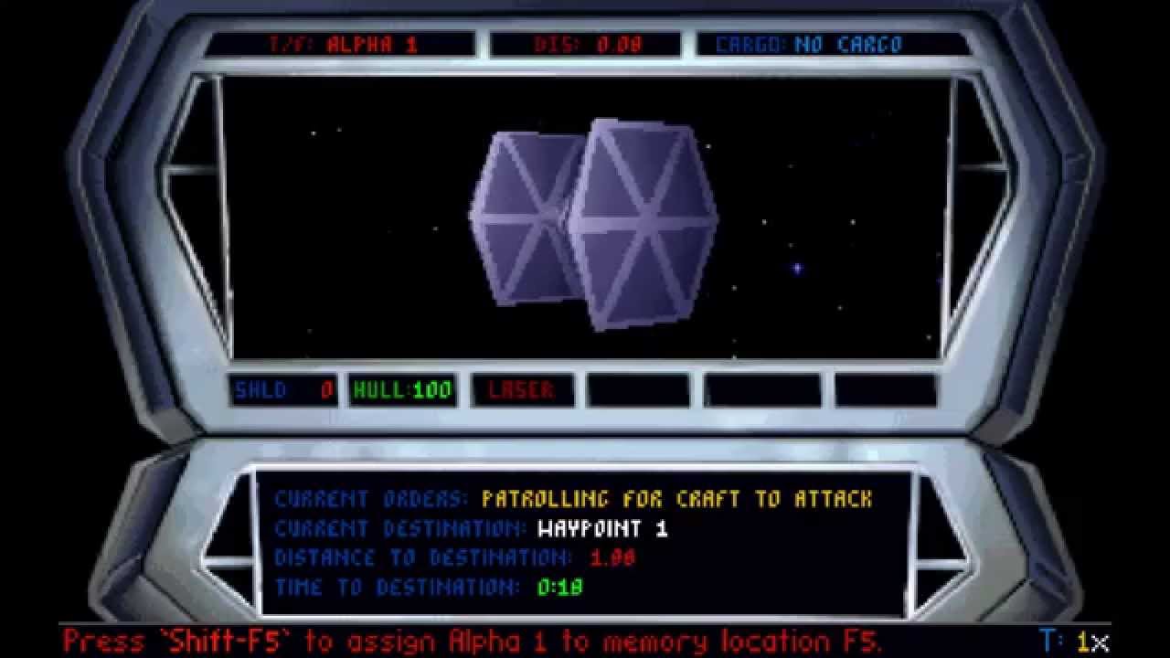 Star Wars TIE Fighter Gameplay (DOS) - YouTube