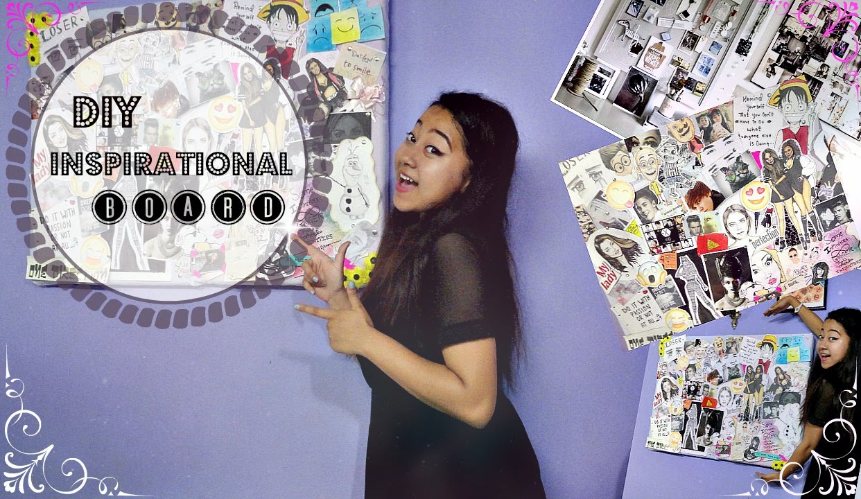 DIY : Inspirational Board / Memo Board - YouTube