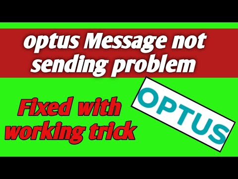 optus message not sending | optus not sending sms | optus text message not working - YouTube