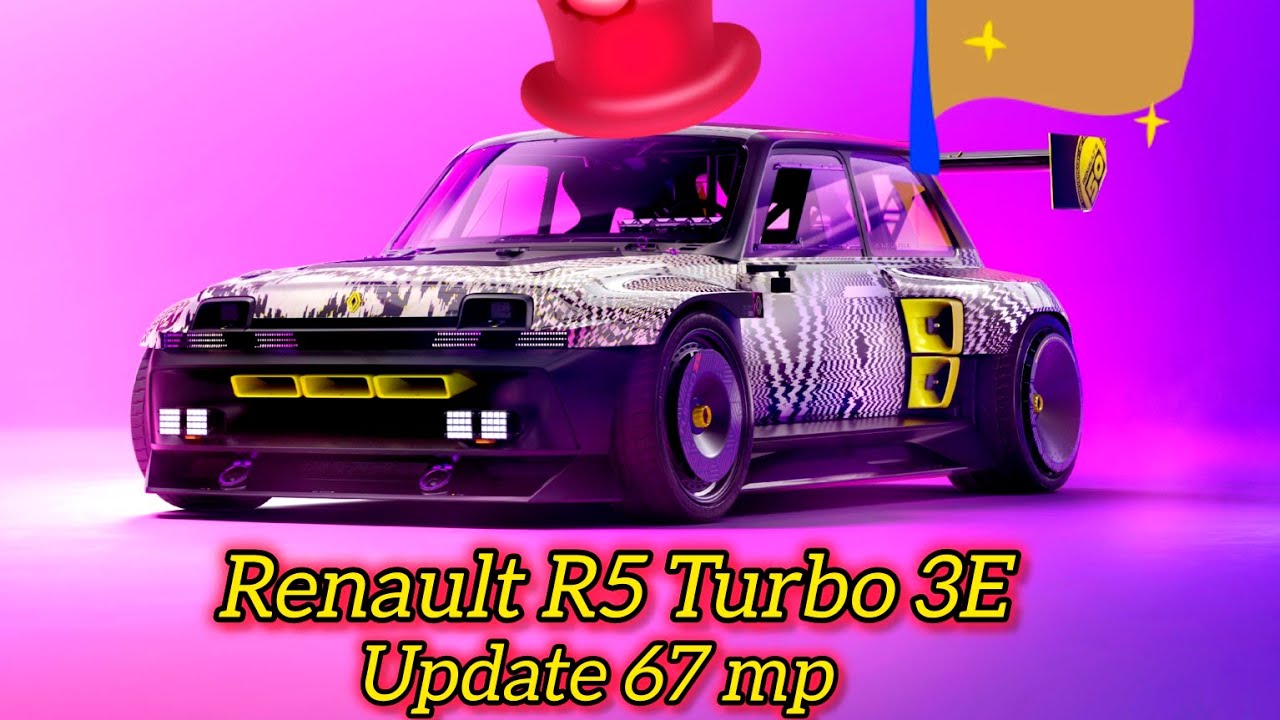 Renault R5 Turbo 3E Multiplayer test after update 67 Asphalt 8 - YouTube