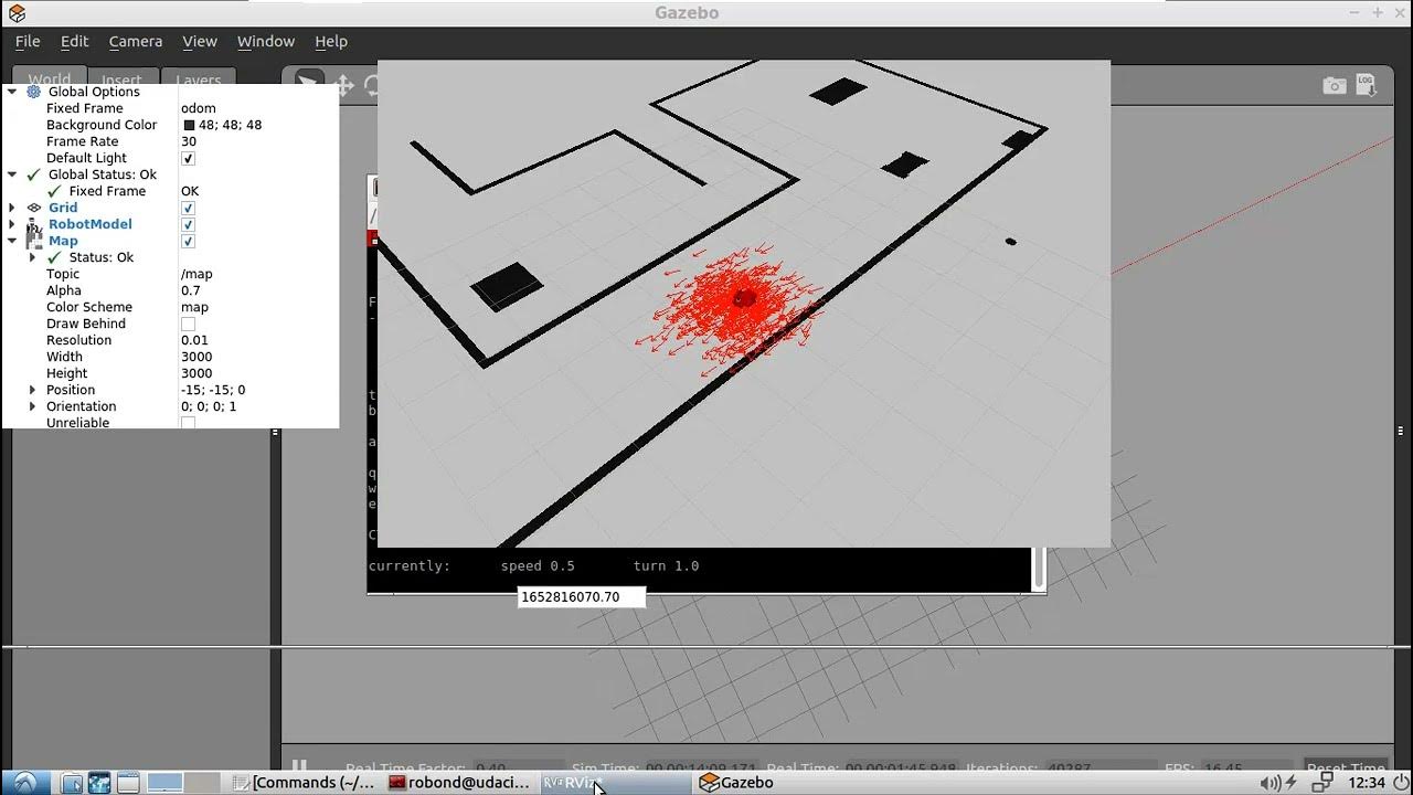 Using AMCL ROS Package for autonomous vehicle localization - YouTube