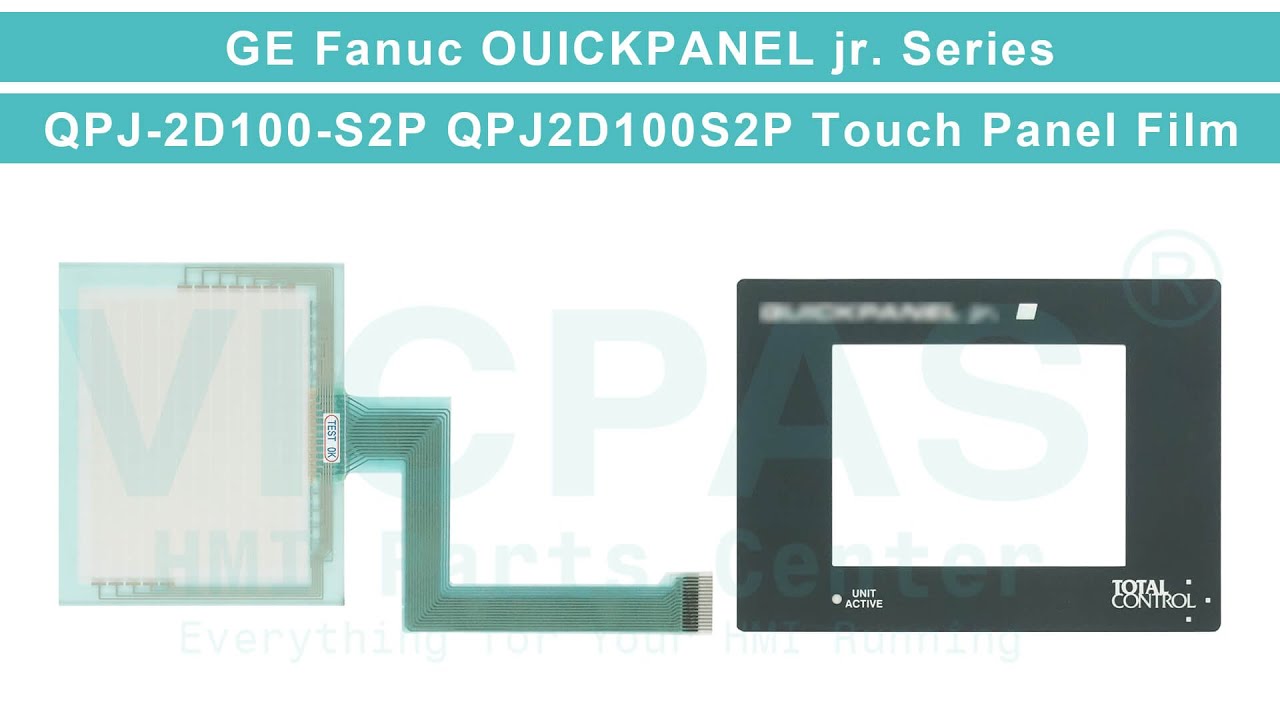 GE Fanuc QuickPanel jr. QPJ2D100S2P Protective Film Touch Panel ...