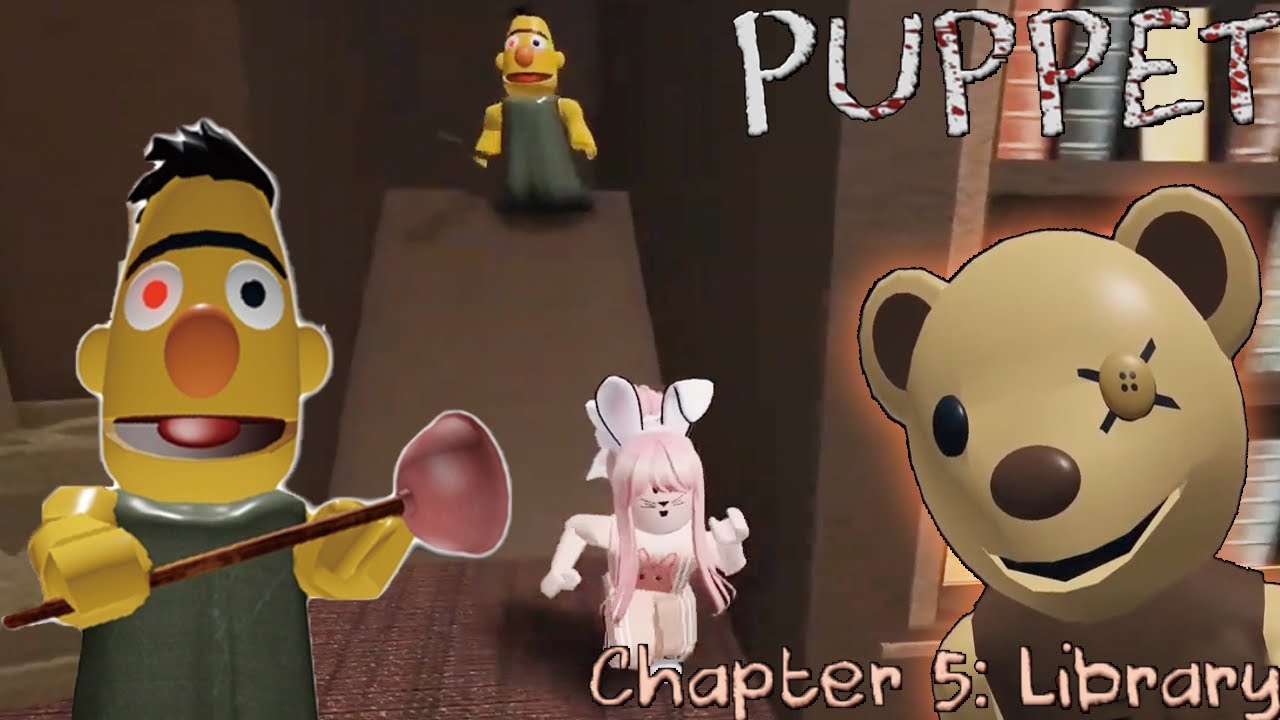 [로블록스] 퍼펫 그래니 5탄! 어서 도서관에서 탈출해야되요!! Roblox - PUPPET PIGGY CHAPTER 5 ...