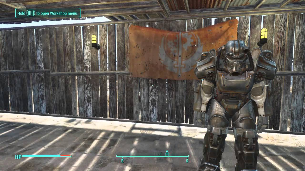 Fallout 4 Power Armor Garage - YouTube