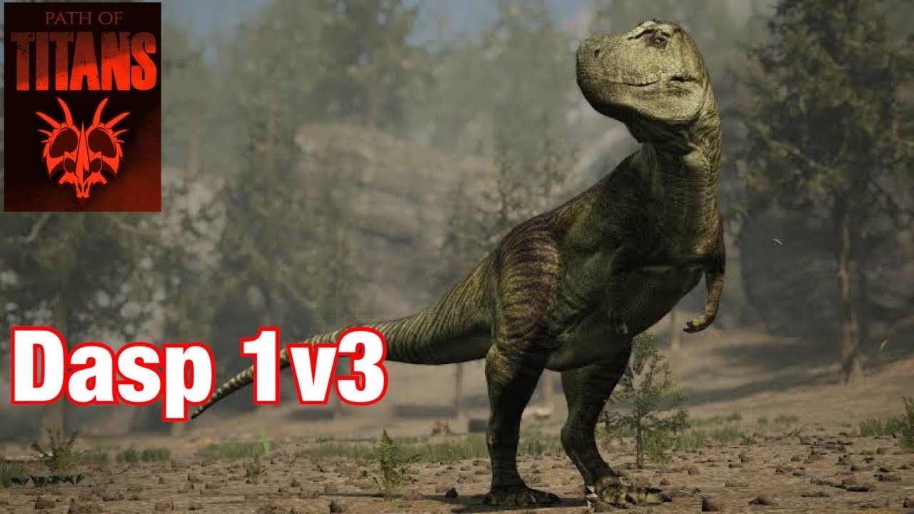 Path of Titans - Dasp vs Metri, Cerato and Sarco - YouTube