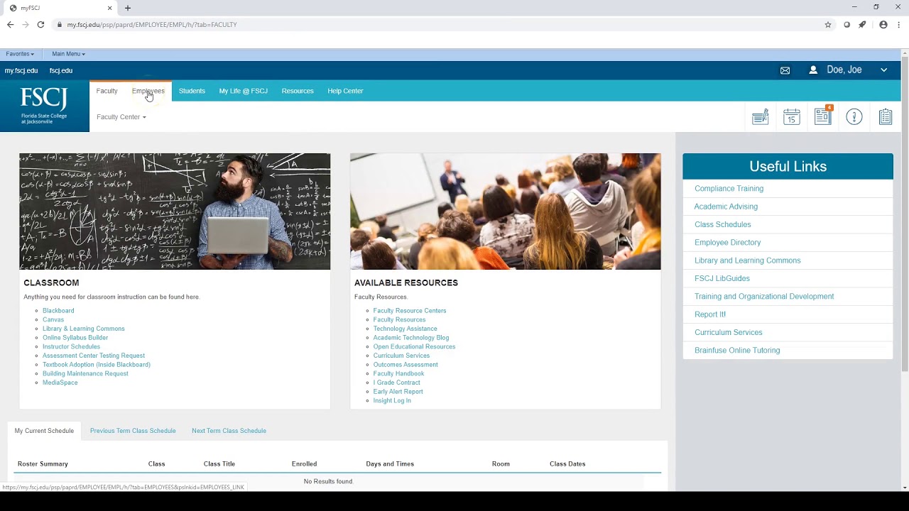 MyFSCJ Introduction to your Dashboard - YouTube