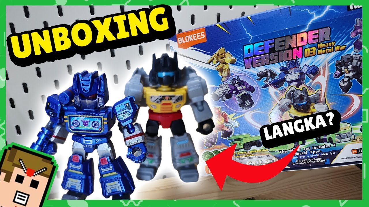 Unboxing Blokees Transformers Defender Version 3, Dapat Super Secret ...