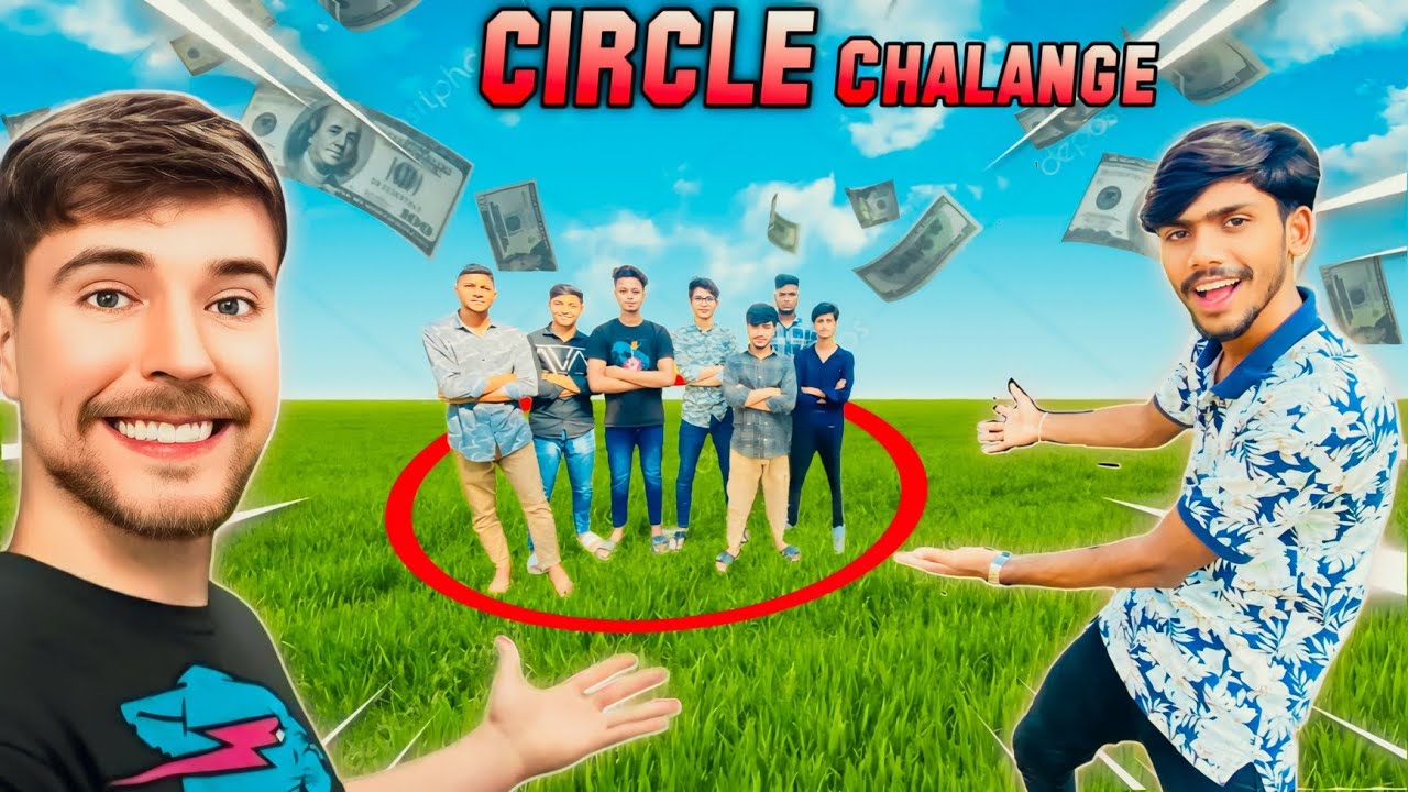 MR Beast Circle Challenge||The Joko|| - YouTube