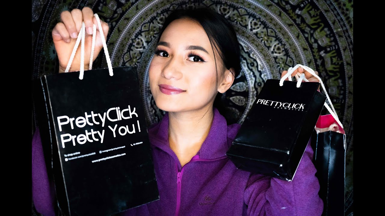Pretty Click Nepal Haul+Make Over - YouTube