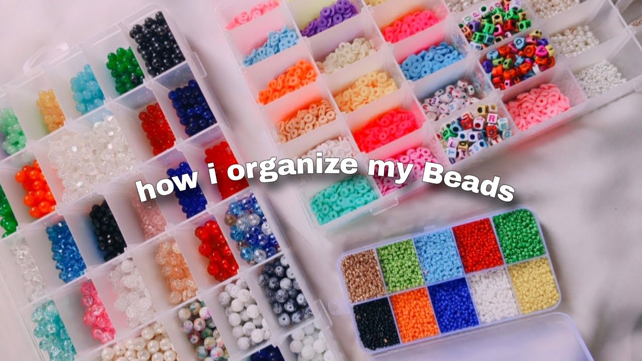how i organize my Beads - YouTube